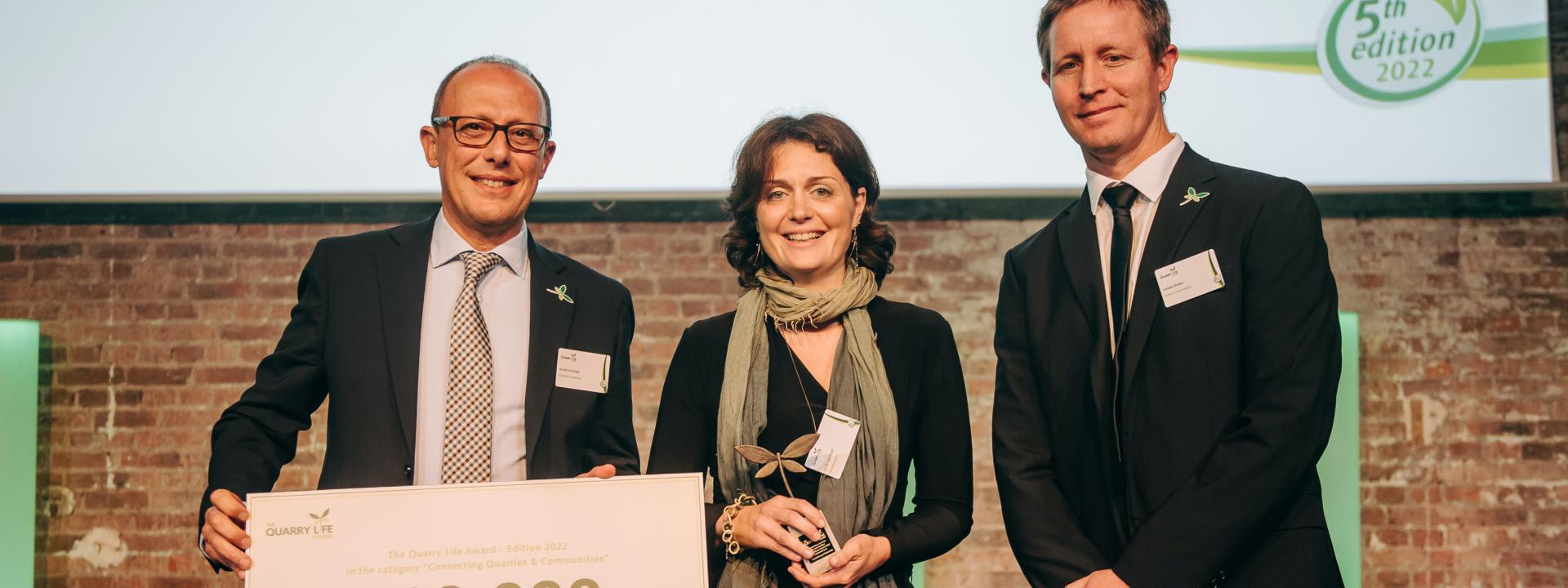 Con “CUORE”, sul podio internazionale del Quarry Life Award